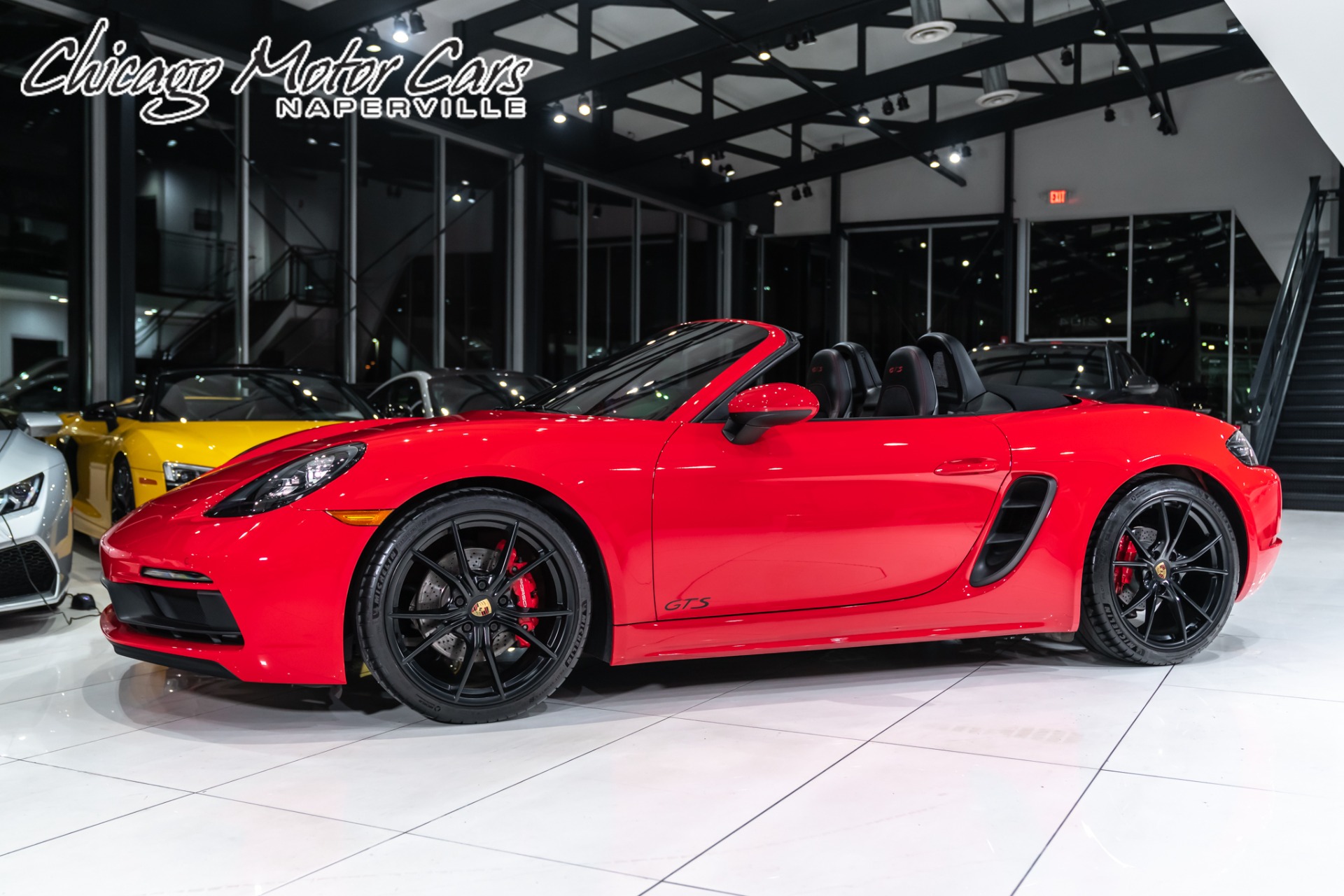 Used 2019 Porsche 718 Boxster GTS Convertible Guards Red! GTS Interior ...