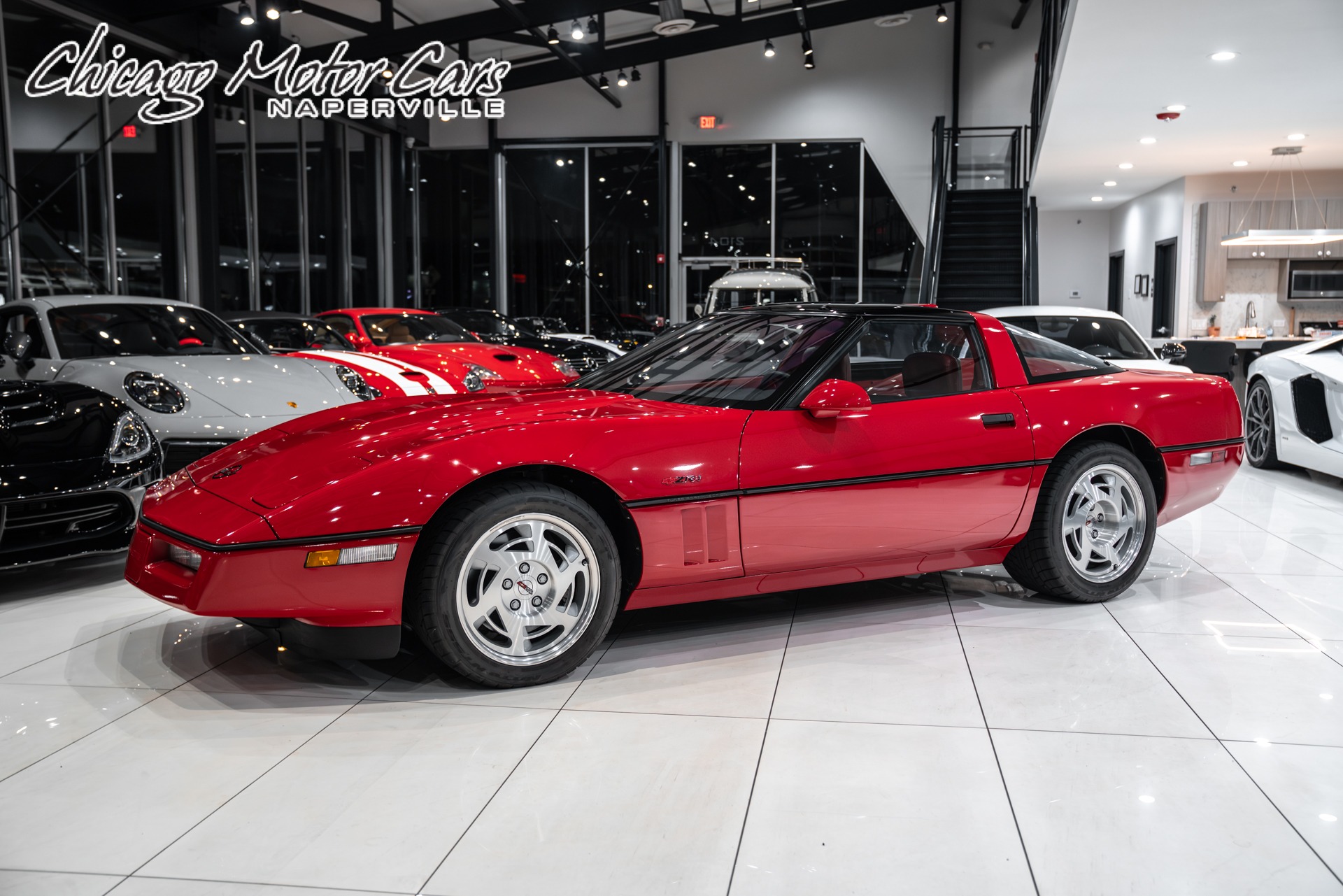 Used 1990 Chevrolet Corvette ZR1 Coupe Red on Red! ONLY 6800 Miles ...