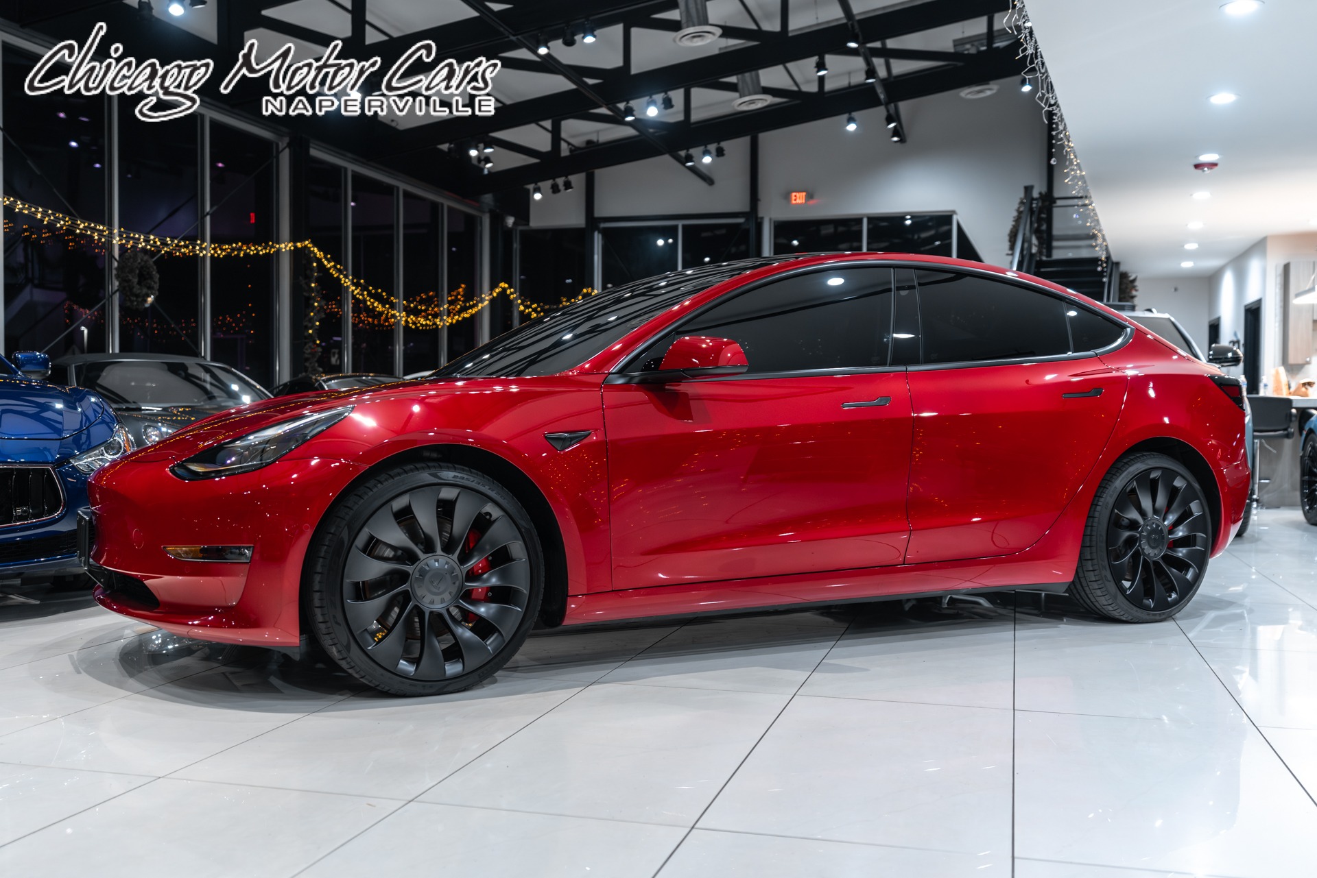 Used 2022 Tesla Model 3 Performance AWD Sedan $12K Full Self Driving ...