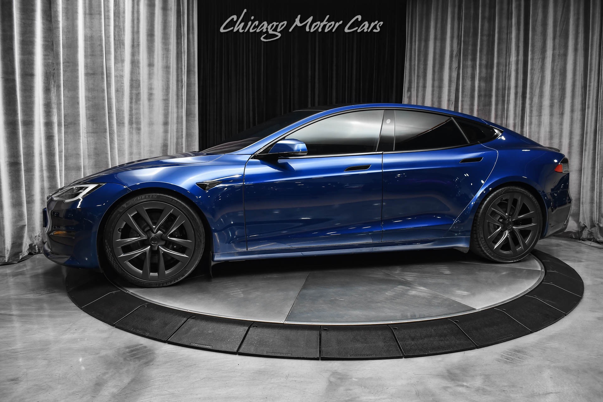 Used 2021 Tesla Model S Plaid AWD Sedan 1000HP! Deep Blue Metallic! 21 ...