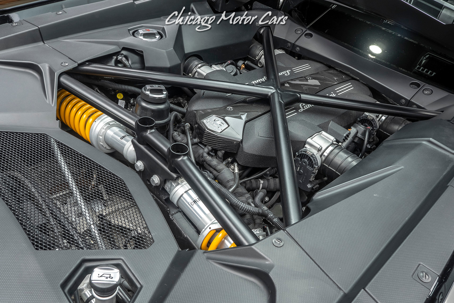 Lamborghini Aventador Engine Side View
