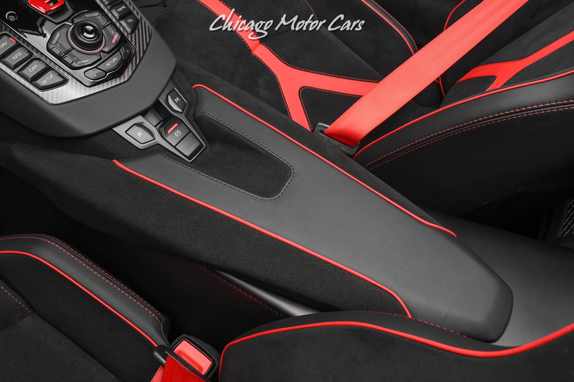 Lamborghini Aventador Red Interior